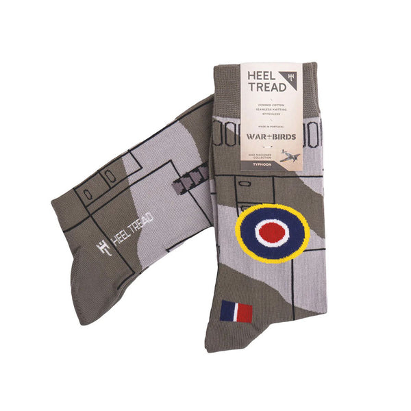 Unisex Typhoon Socks | Epic World War 2 RAF Plane Socks - Sock Vault ...